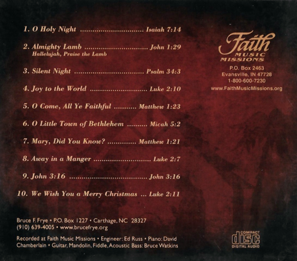 Almighty Lamb (Download) - Bruce Frye Ministries - Singer, Songwriter ...