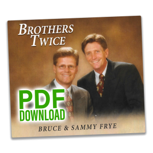 Home Page - Bruce Frye Ministries - Singer, Songwriter & Evangelist